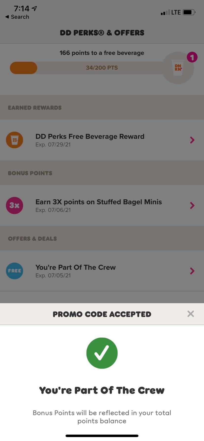 Score a FREE Beverage Reward from Dunkin - One Cute Couponer