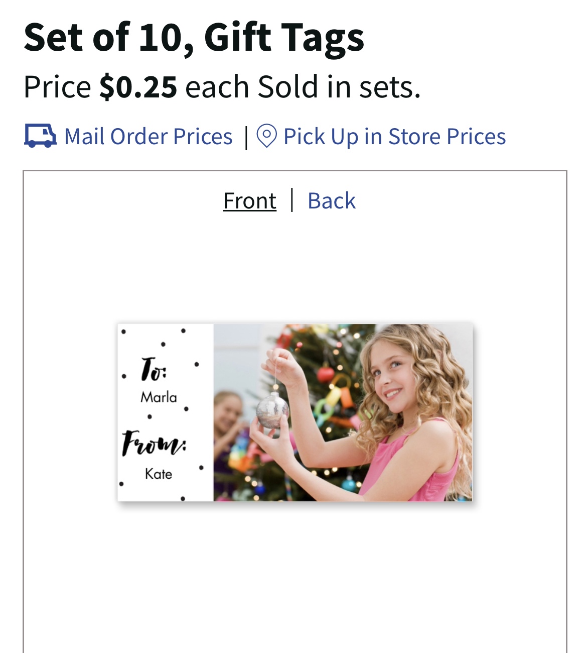 Hot Freebie! Get 10 FREE gift tags from Walgreens! - One Cute Couponer