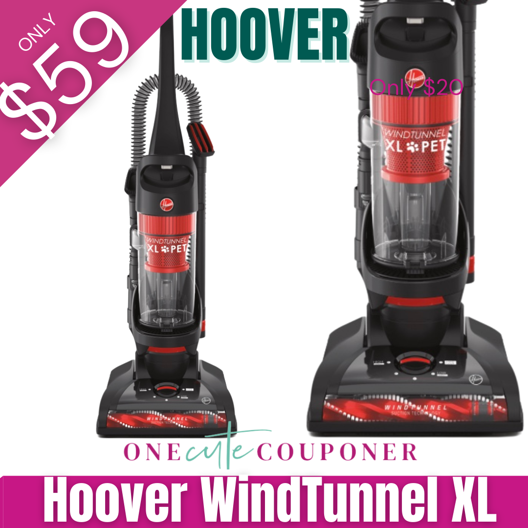 ONLY $59! Hoover WindTunnel XL Pet Bagless Upright Vacuum - One Cute ...