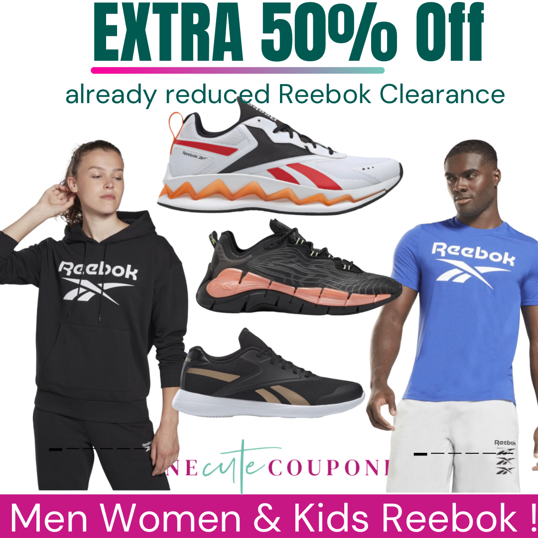 Run Deal! Take an Additional 50% off Reebok Clearance! - One Cute Couponer