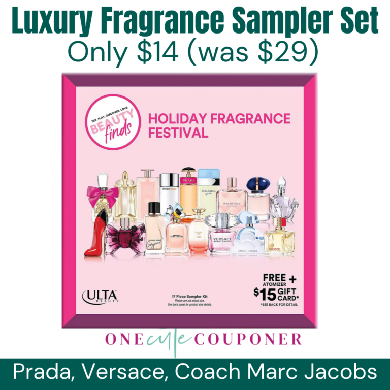 Prada,Coach,Versace, Women’s Fragrance Sampler Set only $14 (was $29 ...