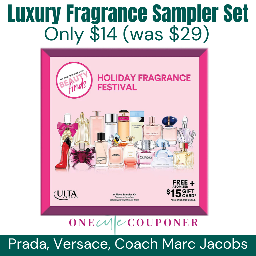 Prada,Coach,Versace, Women’s Fragrance Sampler Set only $14 (was $29 ...