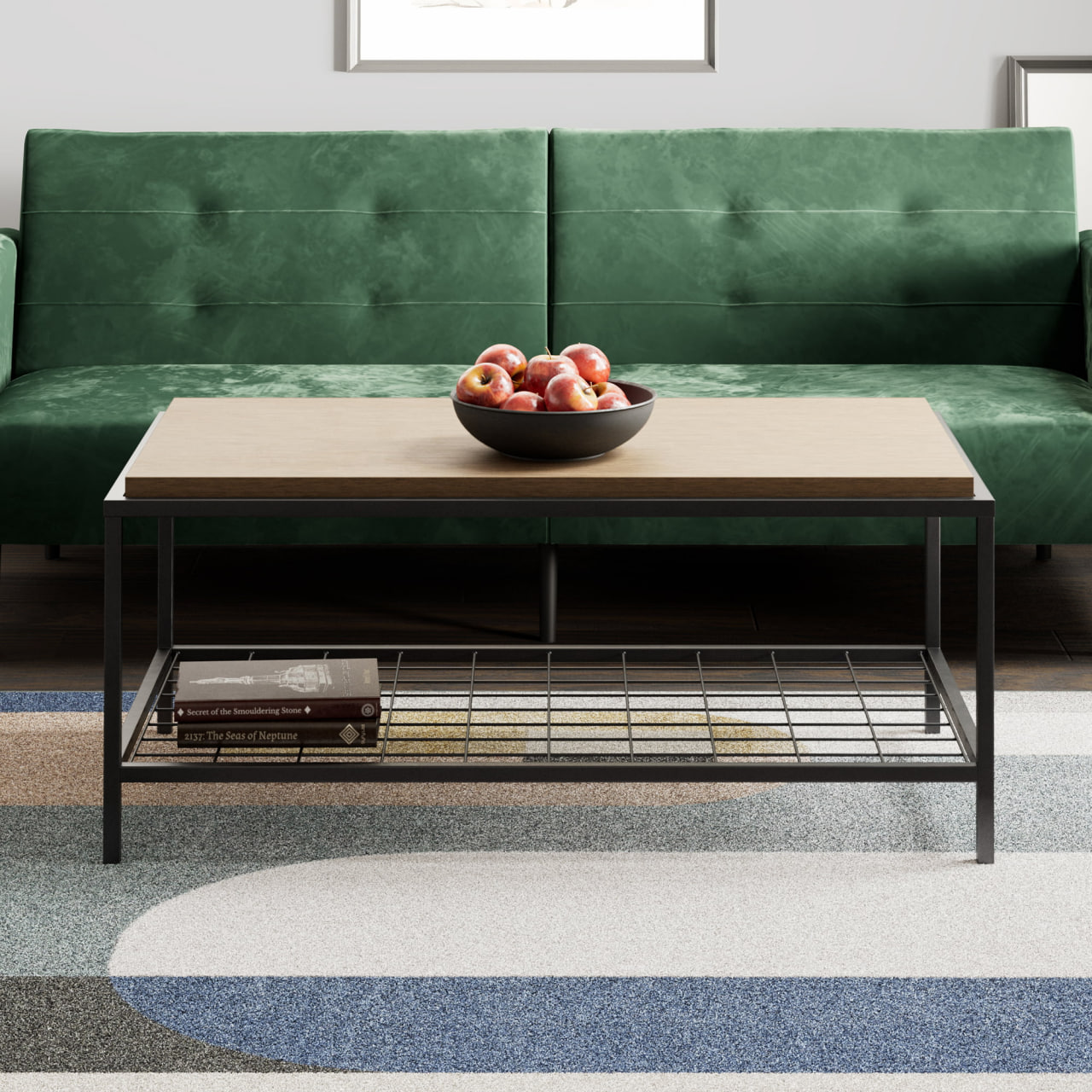 Wood And Metal Coffee Table Rectangle at Adam Goudeau blog