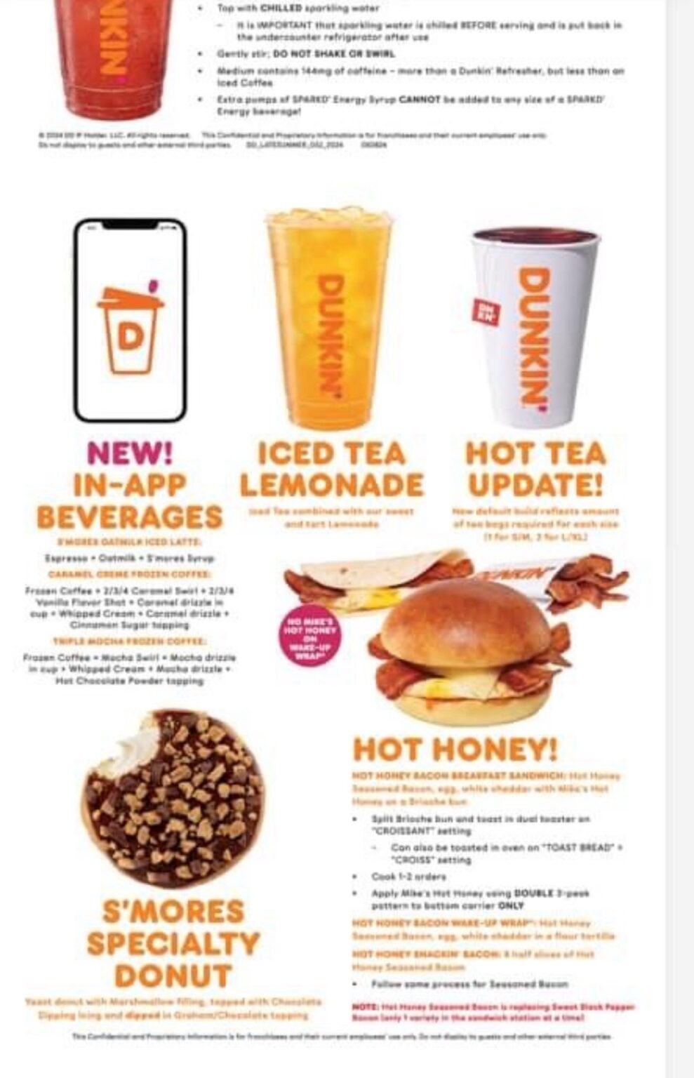 LEAKED! New Dunkin Summer Menu. You’re gonna want to see this! - One ...